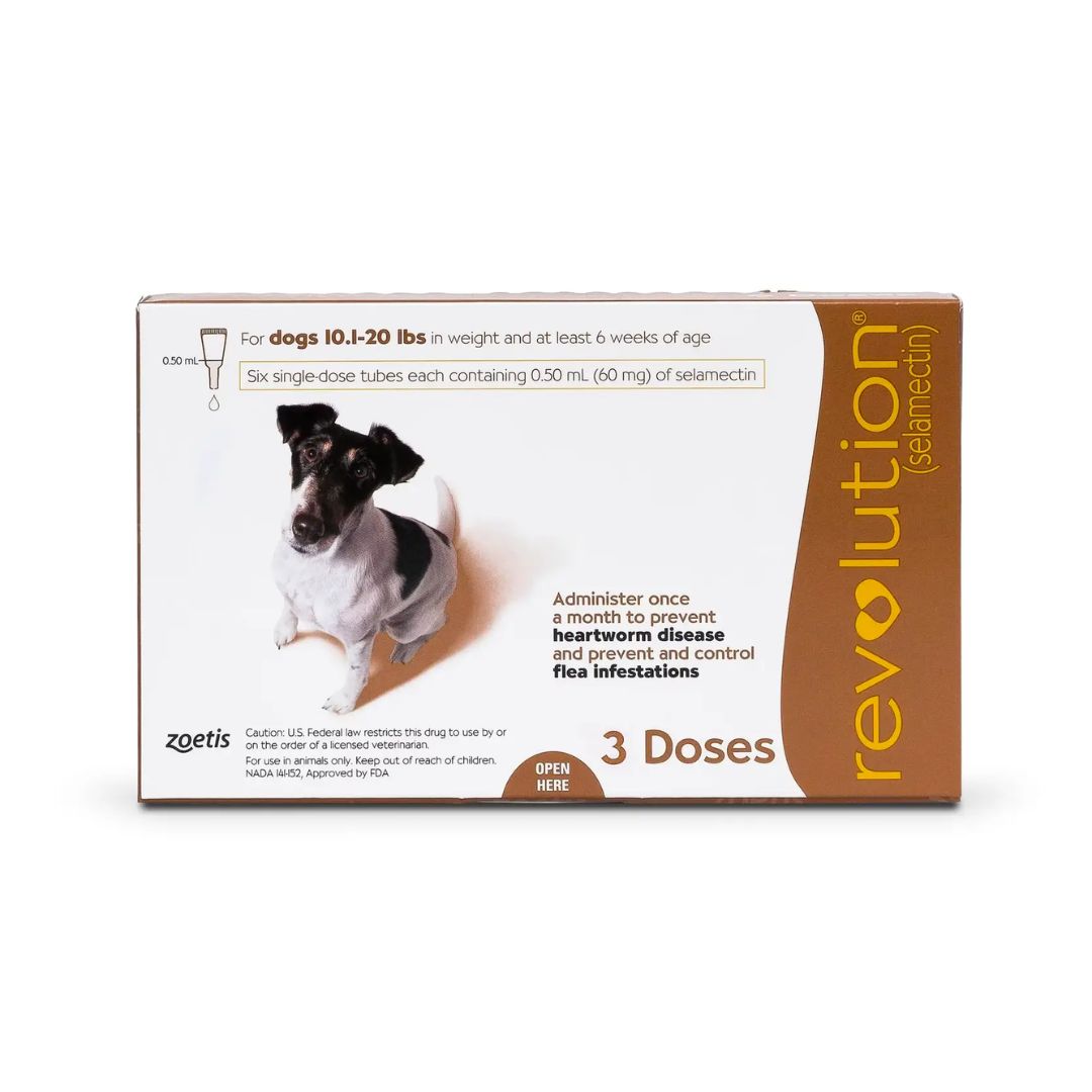 Revolution 殺蚤除牛蜱防心絲蟲滴頸藥水 - Pet23 - Pet23