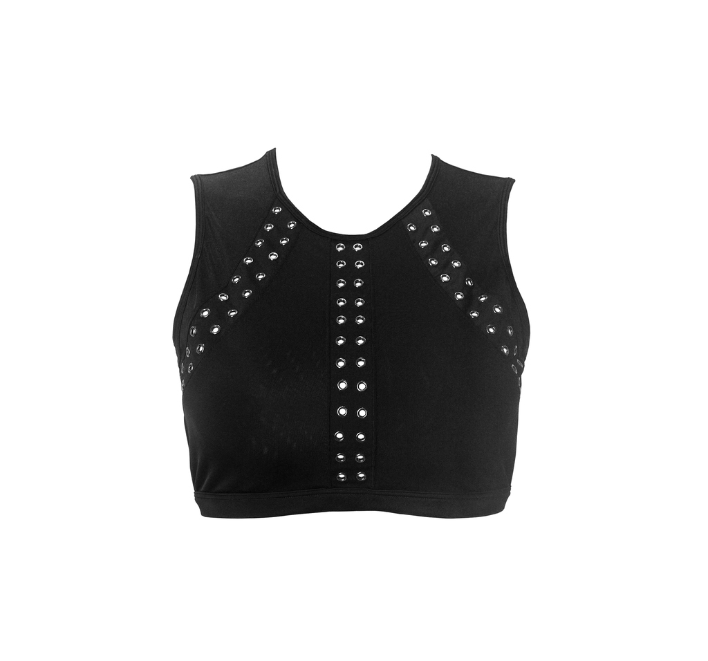 Black eyelet crop top - Hamade - Hamade