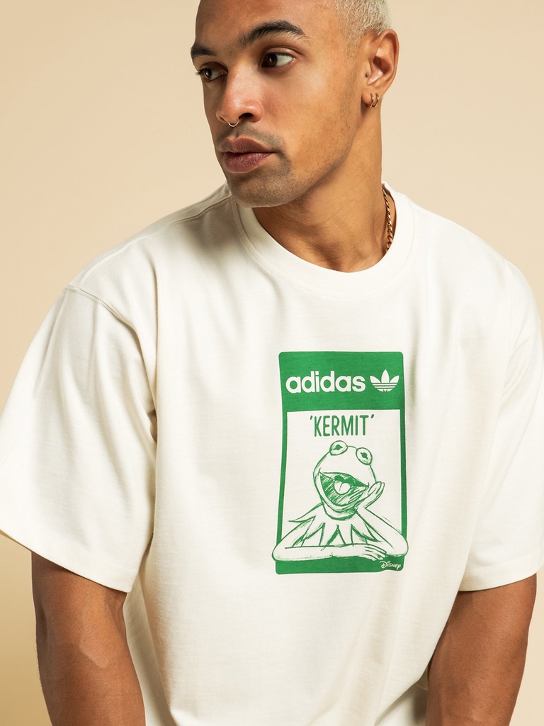 Adidas "KERMIT" Tee - GENDER NEUTRAL (CREAM) - 7749hk