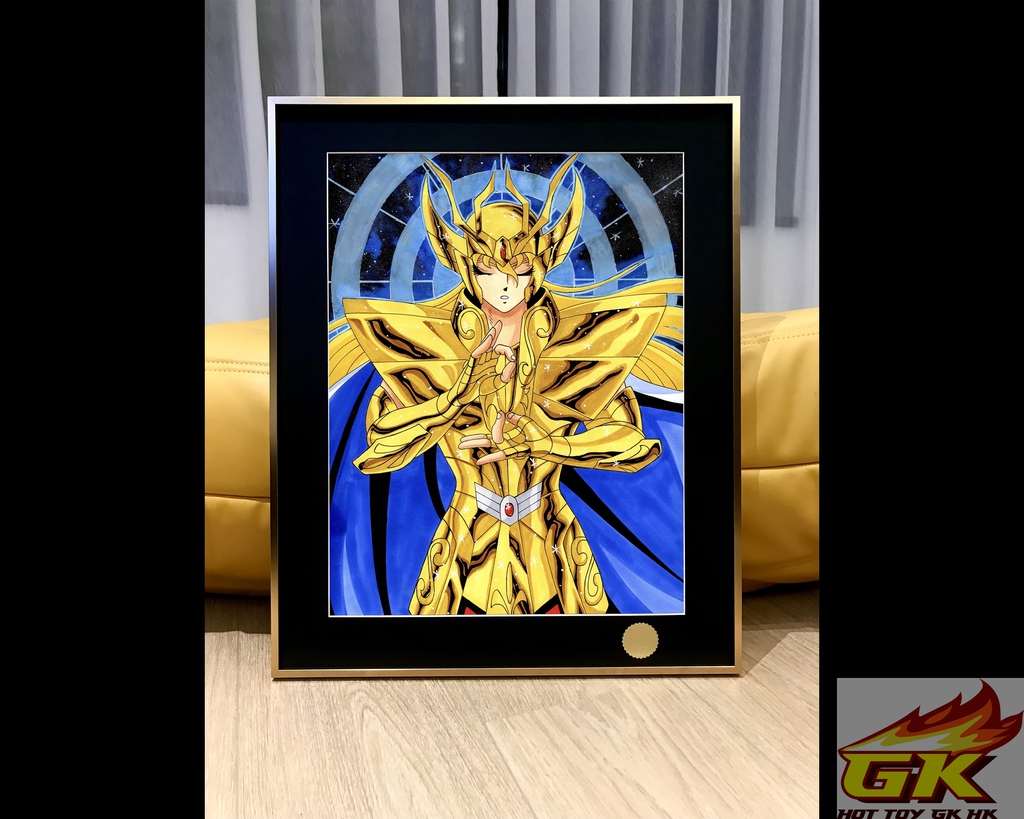 新品預定 4308 星空工作室 《處女座沙加》聖衣神話裝飾畫 Hottoygkhk