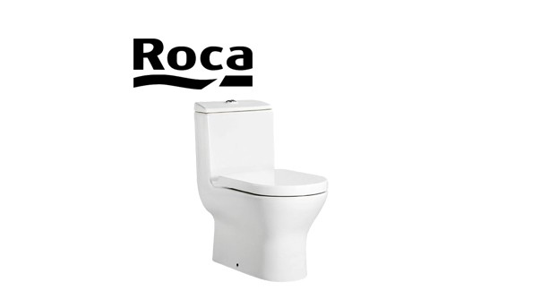 ROCA Atis 自由咀連體座廁配歐樂油壓板套裝 3496170CN+80NA12 白色 - SUNEAST - 日東 五金潔具有限公司