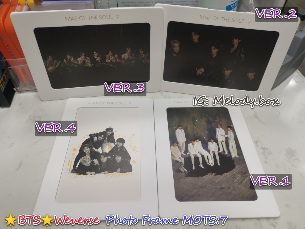 BTS - MAP OF THE SOUL : 7 WEVERSE PHOTO FRAME - MelodyBox - MelodyBox