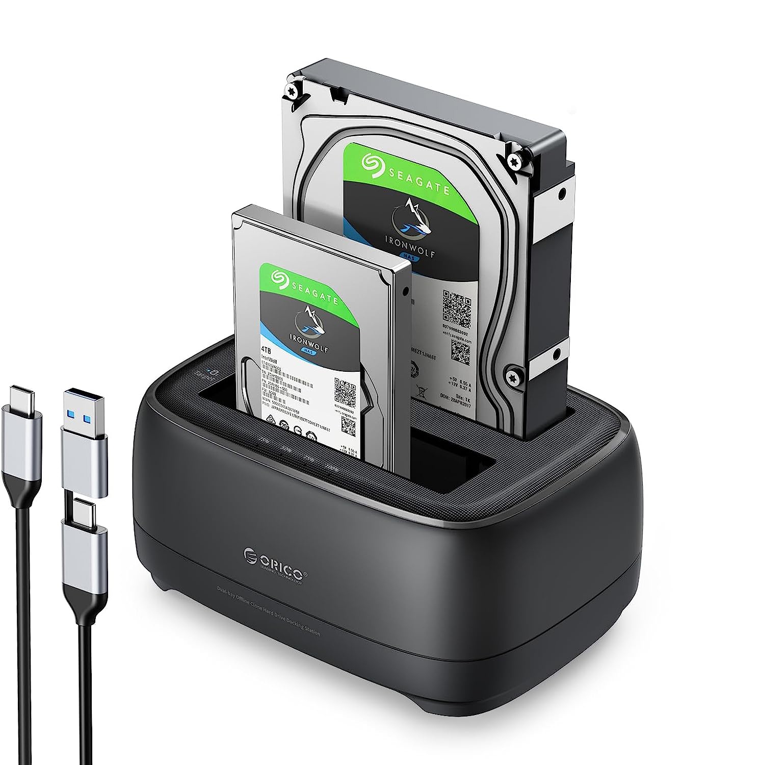 ORICO 2.5/3.5 inch Transparent HDD and SSD Type-C GEN 2 Hard - ORICO-HK