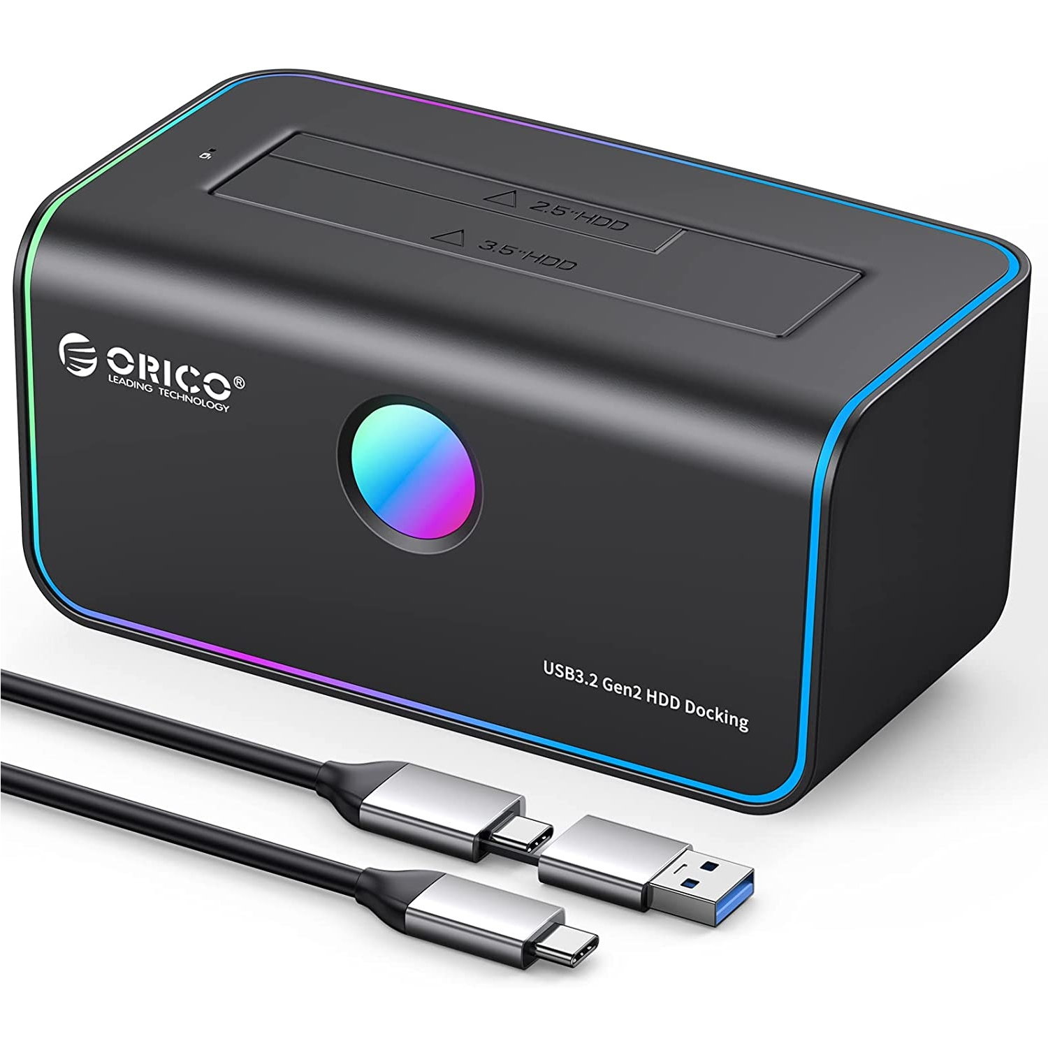 ORICO 2.5/3.5 inch Transparent HDD and SSD Type-C GEN 2 Hard - ORICO-HK