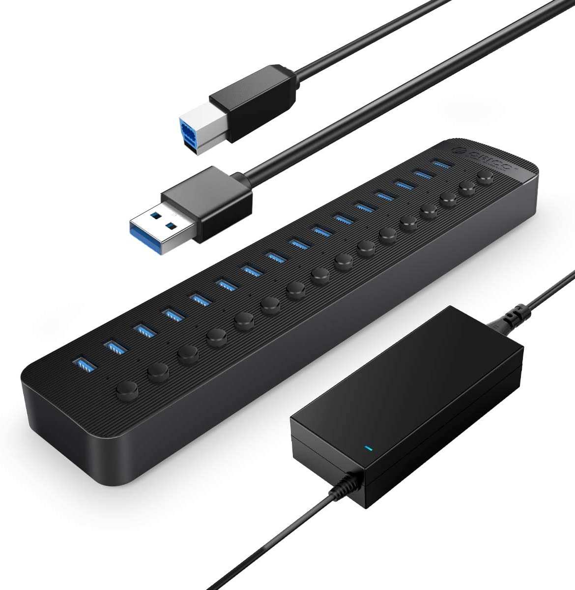 ORICO Multi-Port USB 3.0 Hub BC1.2 With Individual Switches [ - ORICO-HK