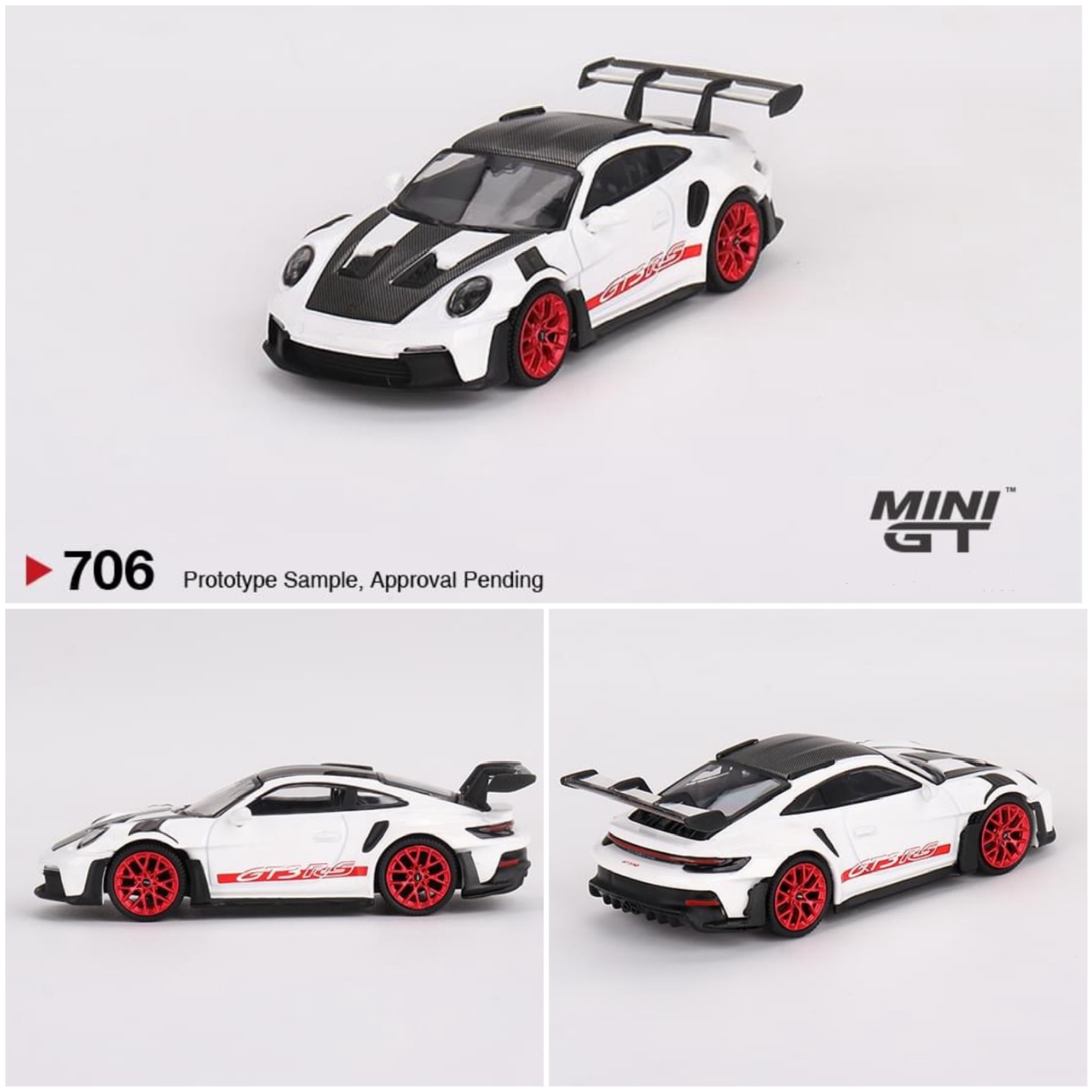 《預訂 Pre-order 》Minigt 706 Porsche 911 992 gt3 rs MINI GT - JackFat Toys