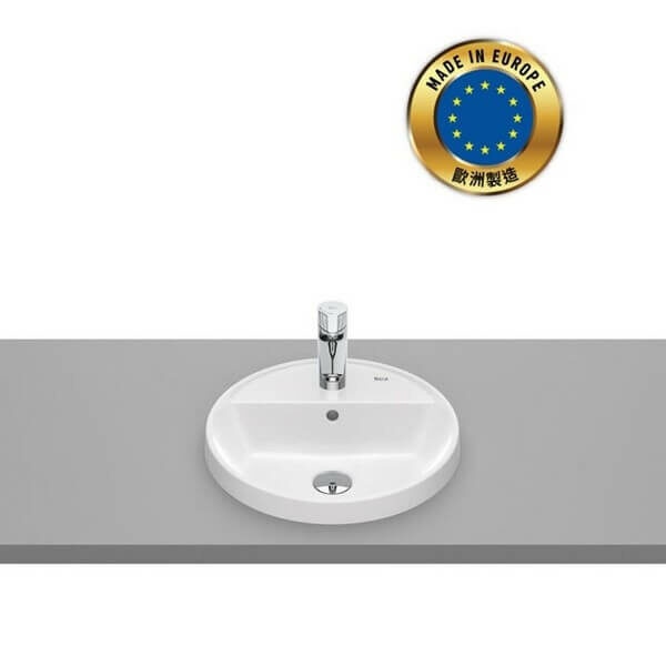 Roca A3270Y4000 The Gap 半嵌入式面盆 400x400x40mm 白色 - DDSHOP LIMITED