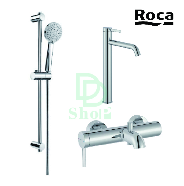 ROCA ONA 龍頭套裝3+4+5 A5A3490C00+A5A029EC00+A5B1D03C0G 鍍鉻色 - DDSHOP LIMITED