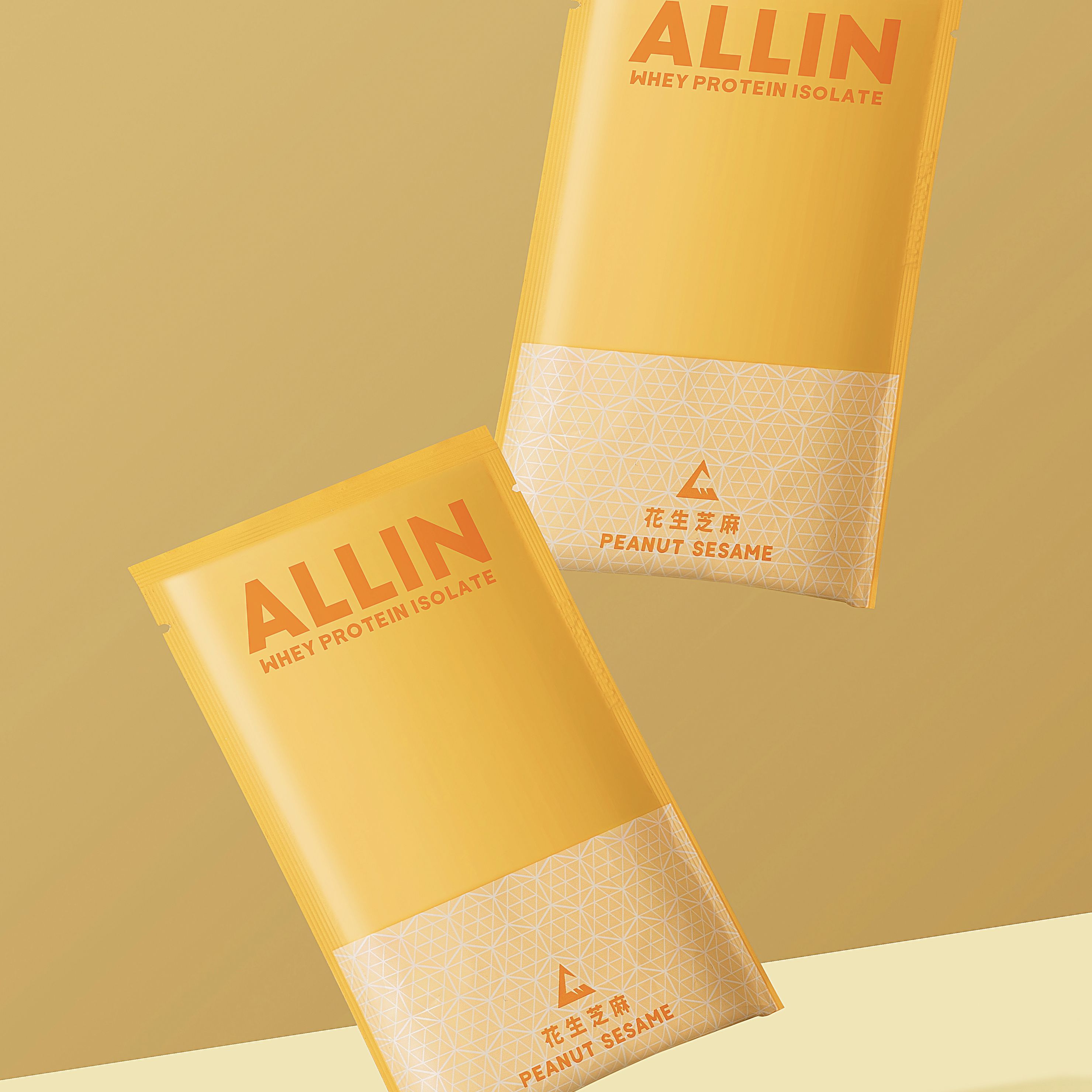 ALLIN 100%分離式乳清Whey Protein Isolate—花生芝麻味 (預訂) - ALLIN HK - A - ALLIN HK