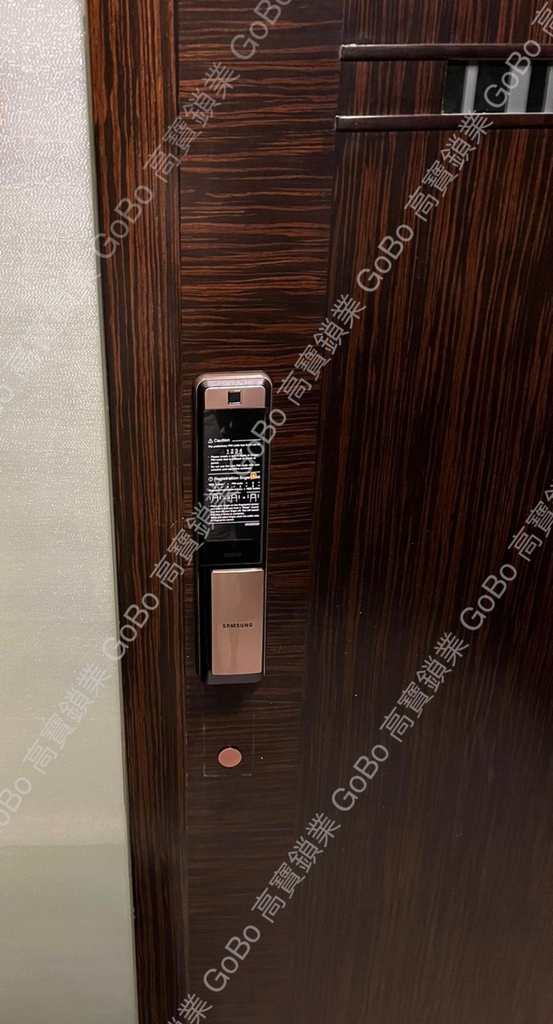 元朗 原築 裝電子門鎖 Samsung P72 香檳金色